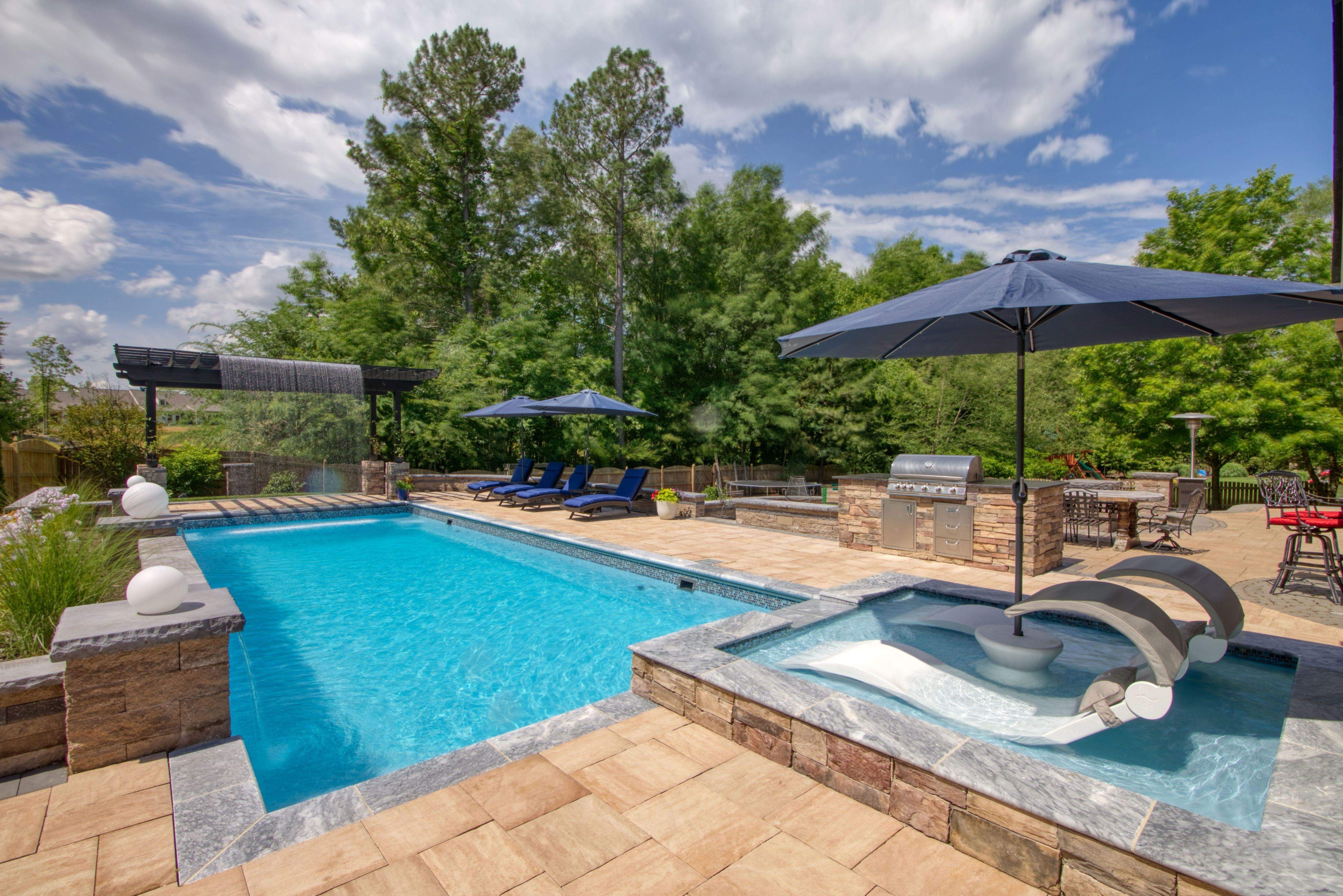 Tanning Ledge Add-ons by River Pools