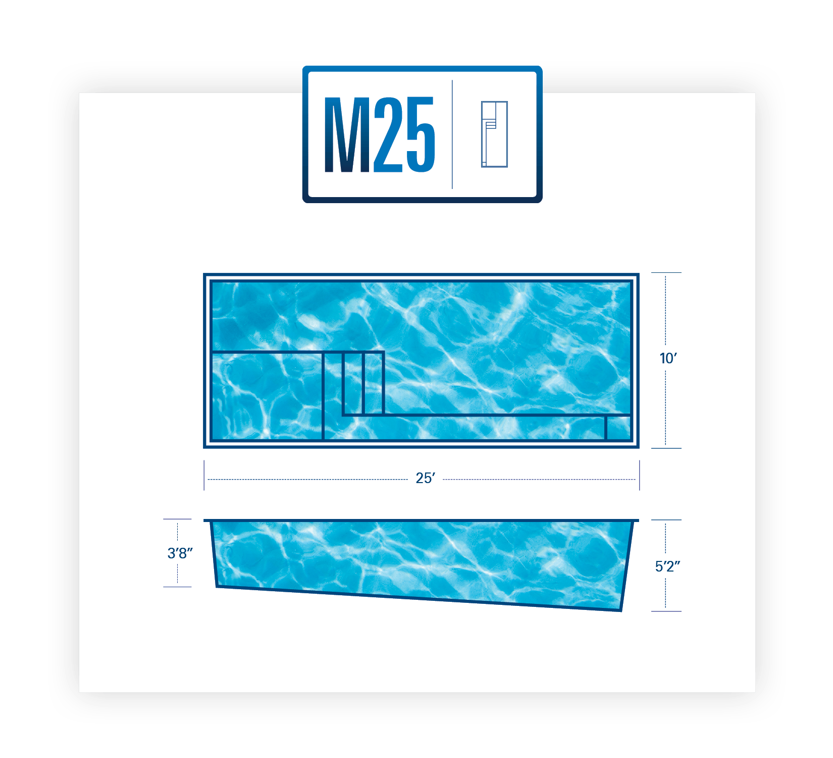 M Series Fiberglass Pools | River Pools