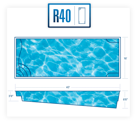 R Series Fiberglass Pools | River Pools & Spa