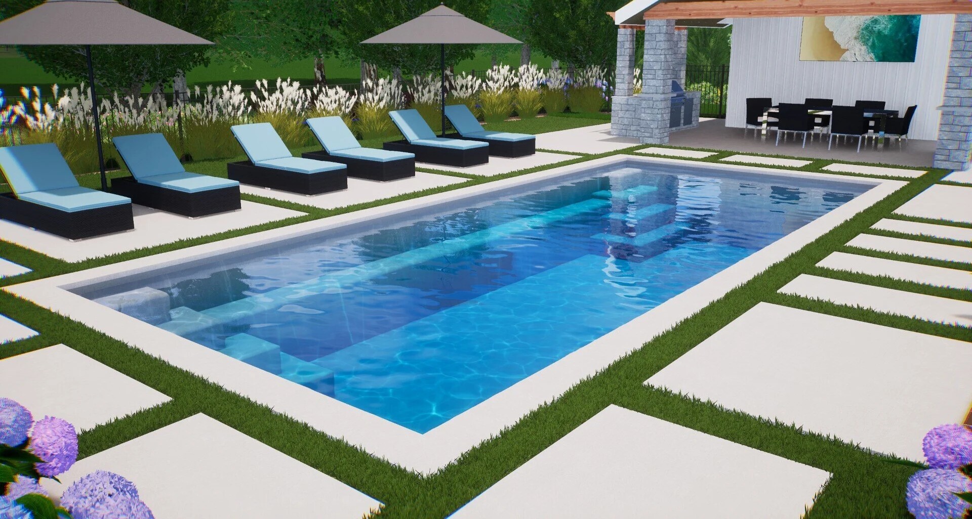 Fiberglass Pool Shapes | River Pools & Spas